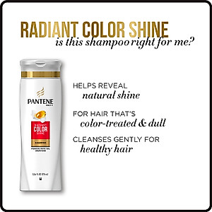 Pantene Pro-V Radiant Color Shine Shampoo and Conditioner Bundle Pack (Packaging May Vary)