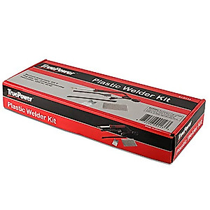 Plastic Welding Kit with Plastic Welder, Rods, Reinforcing Mesh, Hot Iron Stand, Wire Brush, 80 Watt, 120V - For DIY, Arts and Crafts, Car Bumper, Dashboard, Kayak, Canoe, Professional Surface Repair