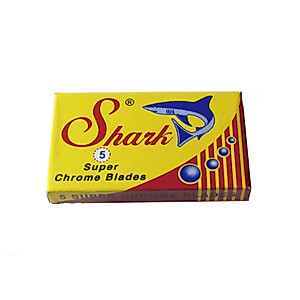 200 Shark Super Chrome Double Edge Safety Razor Blades
