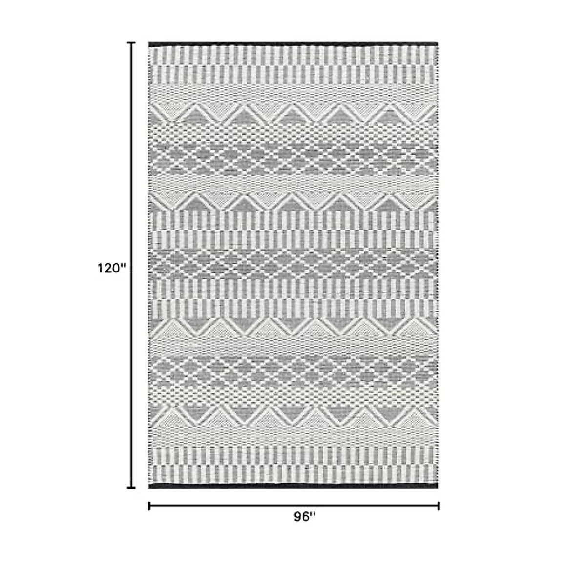 Mark&Day Area Rugs, 8x10 Owenton Modern Gray Area Rug, Grey Ivory Carpet for Living Room, Bedroom or Kitchen (8' x 10')