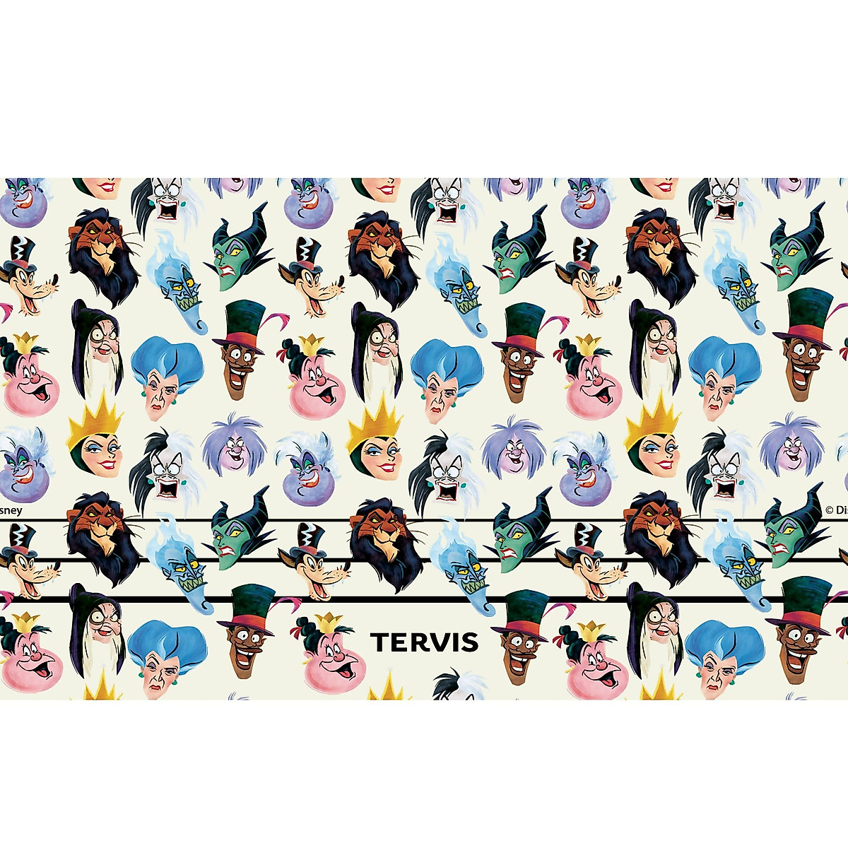 Tervis Traveler Disney - Villains Portrait Triple Walled Insulated Tumbler Travel Cup Keeps Drinks Cold & Hot, 20oz, Stainless Steel