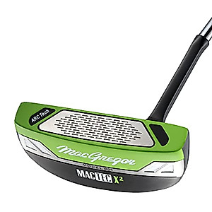 MacGregor Golf Mactec X2 Putter Model 1, Black/Green, No: 001