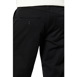 Volcom Men's Frickin Modern Fit Stretch Chino Pant, Black 1, 28W x 30L