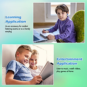 CN-Outlet Wholesale Earbuds Bulk Headphones Individually Bagged 50 Pack for iPhone, Android, MP3 Player for Schools, Libraries, Hospitals (Blue)