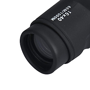 Toxz High Power 16X40 HD Optics BAK4 Night Vision Monocular Telescope Rotate Focus,Black Portable Monocular Telescope
