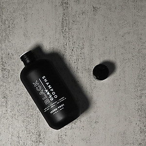 (SHEH•VOO) Black Clay Shampoo - Hair Thickening Shampoo with Biotin (8.5 fl oz)