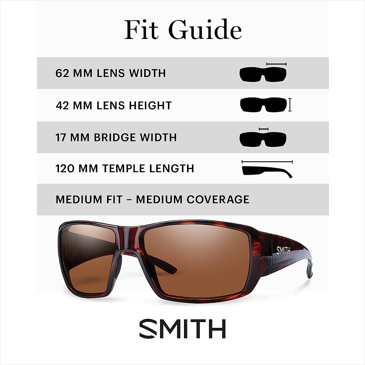SMITH Guide's Choice Sunglasses Havana/Polarchromic Copper