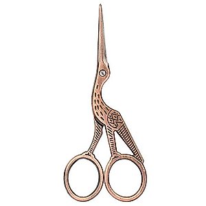 Vintage Stainless Steel Scissors Eyebrows Hair Trim Beauty Makeup Tool Tip Scissors Stainless Steel DIY Tools
