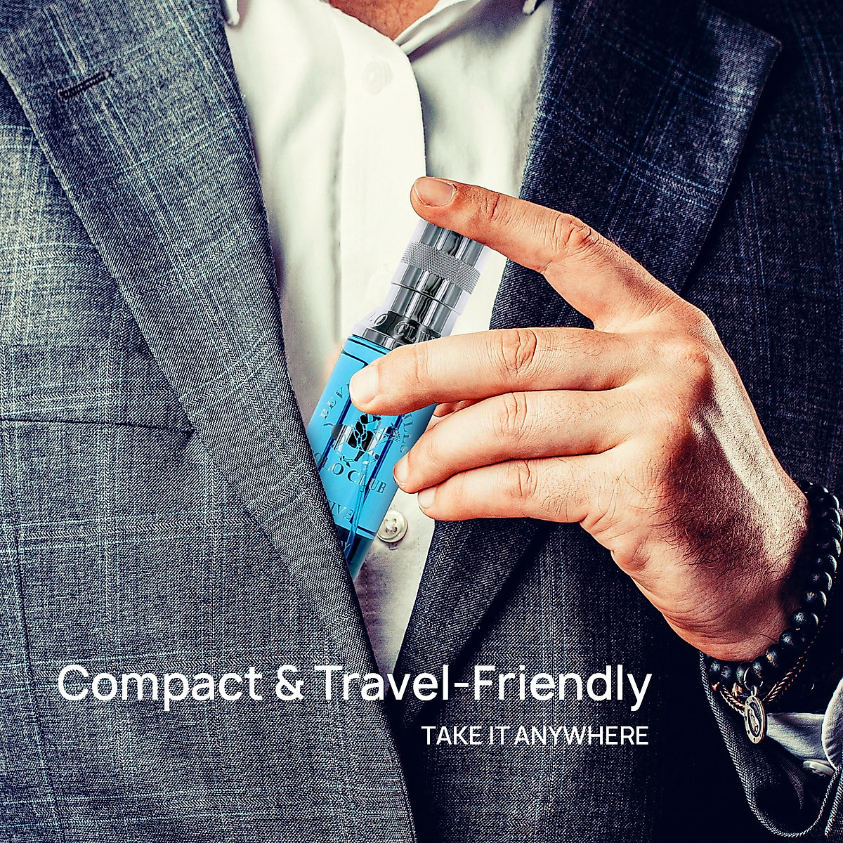 Beverly Hills Polo Club Body Spray for Men - BHPC Active - Notes of Citrus with Fresh, Clean & Sporty Scent - Long Lasting Body Mist Cologne - Ideal Gift for Him, 6oz