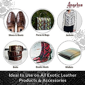 Angelus Reptile & Exotic Skin Deep Conditioner Cream – 8 Oz, Leather Cleaner and Conditioner, Cleans, Conditions, Preserve, and Polishes Leather Footwear and Accessories