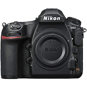 Nikon D850 FX-Format Digital SLR Camera with NIKKOR 50mm f/1.8 G Lens + Video Creator Bundle + Sandisk 64GB Memory Card
