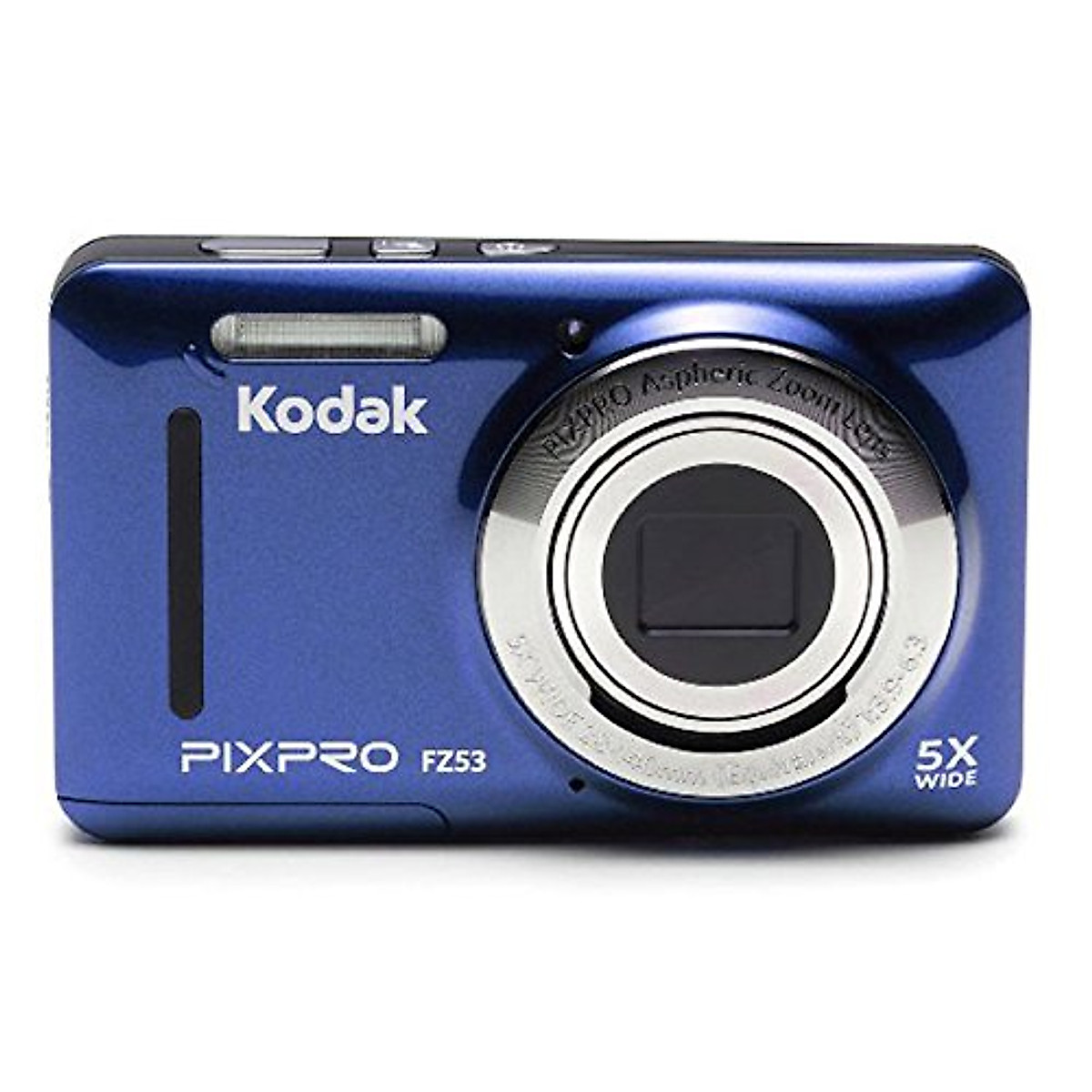 KODAK PIXPRO Friendly Zoom FZ53 Digital Camera (Blue) with 16GB Card Bundle