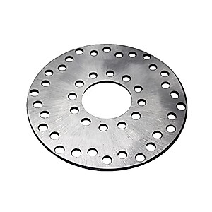 PRO BAT Rear Brake Master Cylinder Caliper Assembly+Brake Disk Rotor+Brake Pad for 50cc 70cc 90cc 110cc 125cc Chinese Quad Taotao Boulder B1 Coolster 3050HD ATV Kids Four Wheeler