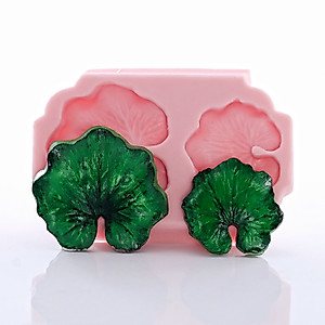 Lily Pad Flexible Silicone Mold, Fondant, Candy, Chocolate, Food Safe, Polymer Clay, Resin Mold, Epoxy and so much more. Food Safe, Craft Mold Flexible and Easy to Use.