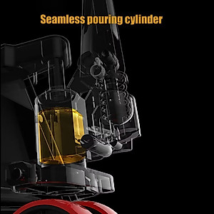 CZLELQQX Hydraulic Pallet Truck,6600bls Capacity Manual Pallet Jack,2.7~7.2 ""Lift Height Manual Forklift Pallet Stacker with PU Wheels(45""x21""Forks), CBYAC3.0