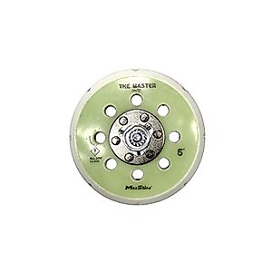 Maxshine 5” Hook and Loop Dual Action Backing Plate Pro Series – for Dual Action Polishers with 5/16” Diameter Thread, Up to 12000 OPM DA