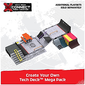 TECH DECK, The Berrics Transforming Park, X-Connect Park Creator, 30-inch Wide Foldable Playset with Storage and Exclusive Fingerboard, Kids Toy for Ages 6 and up