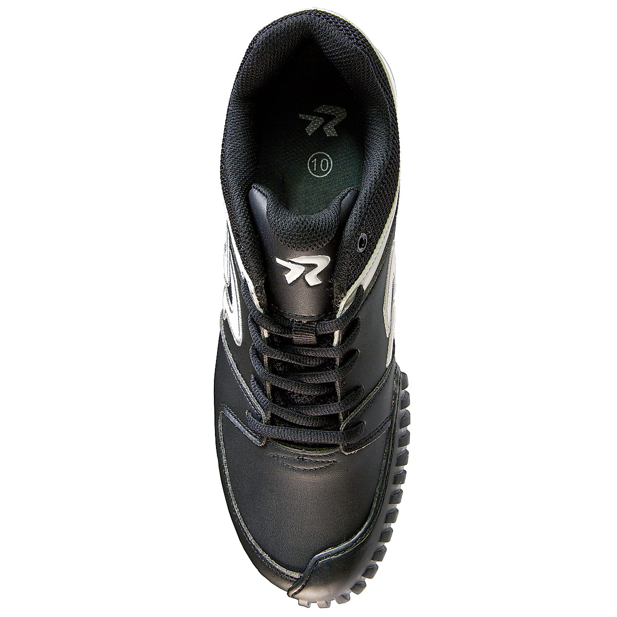 Ringor - Women's Flite Molded Pitching Softball Cleats (7.5 - White/Silver)