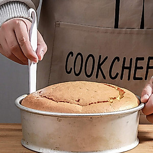 English Muffins Mold, Aulufft 16 Pieces Stainless Steel Double Rolled Rings 3.15 Inch Crumpet Rings Circular Round Muffin Tart Ring Molds for Home Food Baking + 1 Piece Cake Mold Knife1