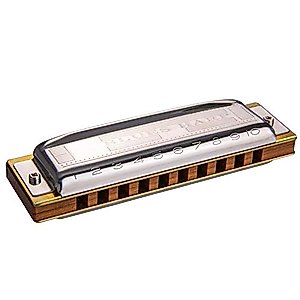 WAAZVXS Blues Harp 532/20 Diatonic Harmonica 10 Holes 20 Tone Mouth Organ Key C Musical Instruments (Color : Key A)