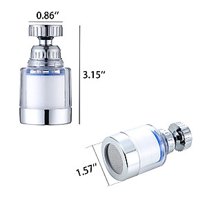 Brand 360-Degree Rotating Water Purifier Removes Metals and Hard Water for Sink