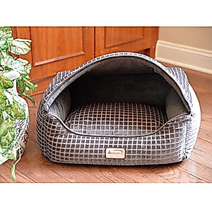Armarkat 24" Bronze & Silver 2016 Cat Bed,18''Lx24''Wx13''H,C34HHG/SH