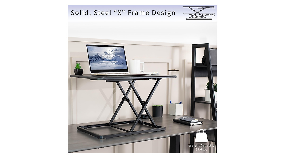 VIVO Ultra-Slim Adjustable Desk Riser for Ergonomic Work