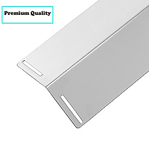 SUONA 16 1/2 Inch Grill Parts for Smoke Hollow PS9900 PS9500 BBQ Grillware GGPL-2100 Heat Tent Replacement for Charbroil 463714514 463724514 Heat Shield Plates for Uniflame GBC976W 3-Pack ST-14-3