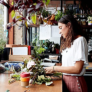 KeepCup Reusable Tempered Glass Coffee Cup | Travel Mug with Spill Proof Lid, Non-Slip Silicone Band, Lightweight, BPA Free | Medium | 12oz | Qahwa