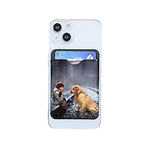 10 Pieces Sublimation Mobile Phone Wallet Card Holder Fluorescent Blank PU Leather DIY Craft (Gray)