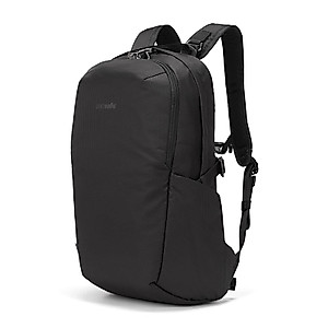 Pacsafe Vibe 25L ECONYL Travel Anti Theft Pack - Fits 13 inch Laptop, ECONYL Black