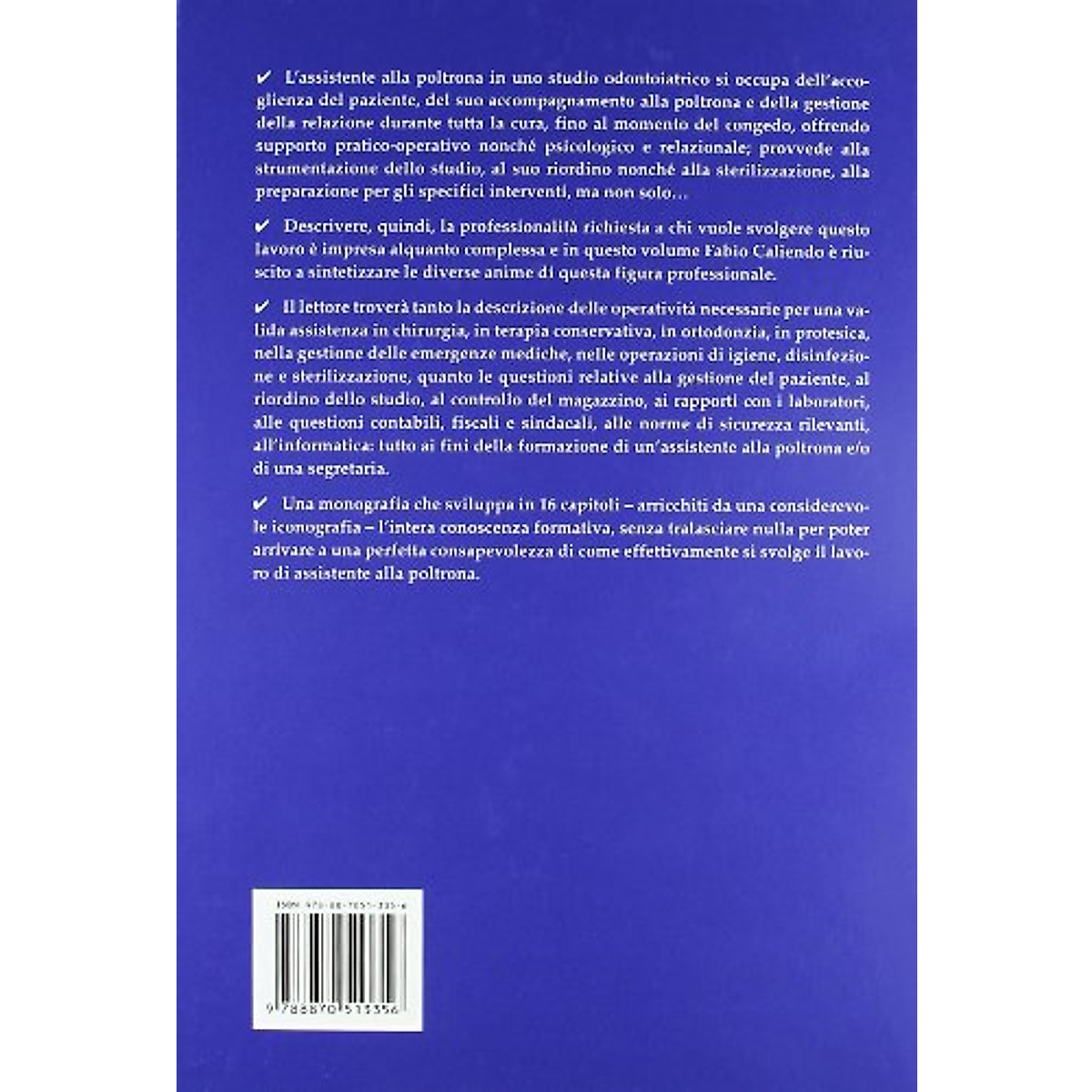 Assistente alla poltrona. Manuale