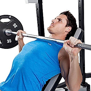 Marcy Pro Full Cage and Weight Bench Personal Home Gym Total Body Workout System