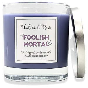 Walter & Rosie Candle Co. - Foolish Mortal 11oz Scented Candle Inspired by Disney Scents - Smell Like Disney Resorts - The Happiest Scents on Earth - Soy Blend - Up to 40 Hrs