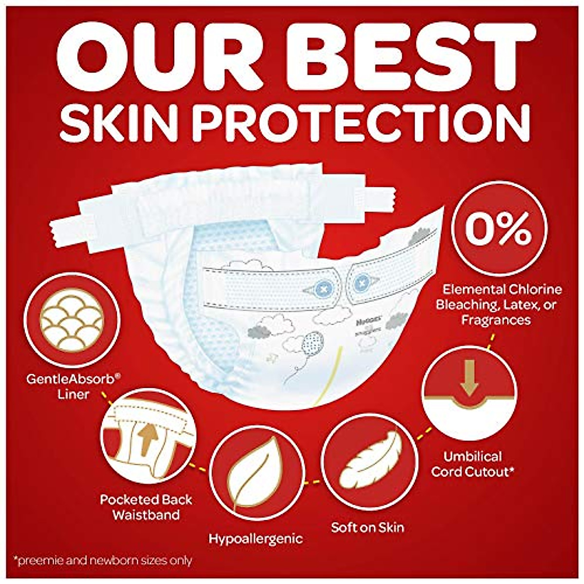 Huggies Little Snugglers Baby Diapers, Size 1, 32 Ct