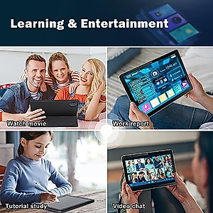 Tablet 10 inch Android Tablets, Android 11 Google Certified Tablet with Case Included, 3GB RAM 64GB ROM 512GB Expand, WiFi Tablet 10" IPS HD Touch Screen Dual Camera Long Battery Life