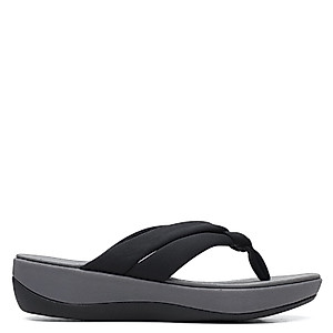 Clarks Women's Arla Kaylie Flip-Flop, Black, 5