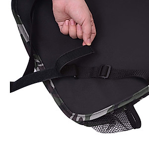 FH Group Multi-Pocket Camo Print Seat Back Organizer with Cooler - Backseat Organizer for Kids-Universal