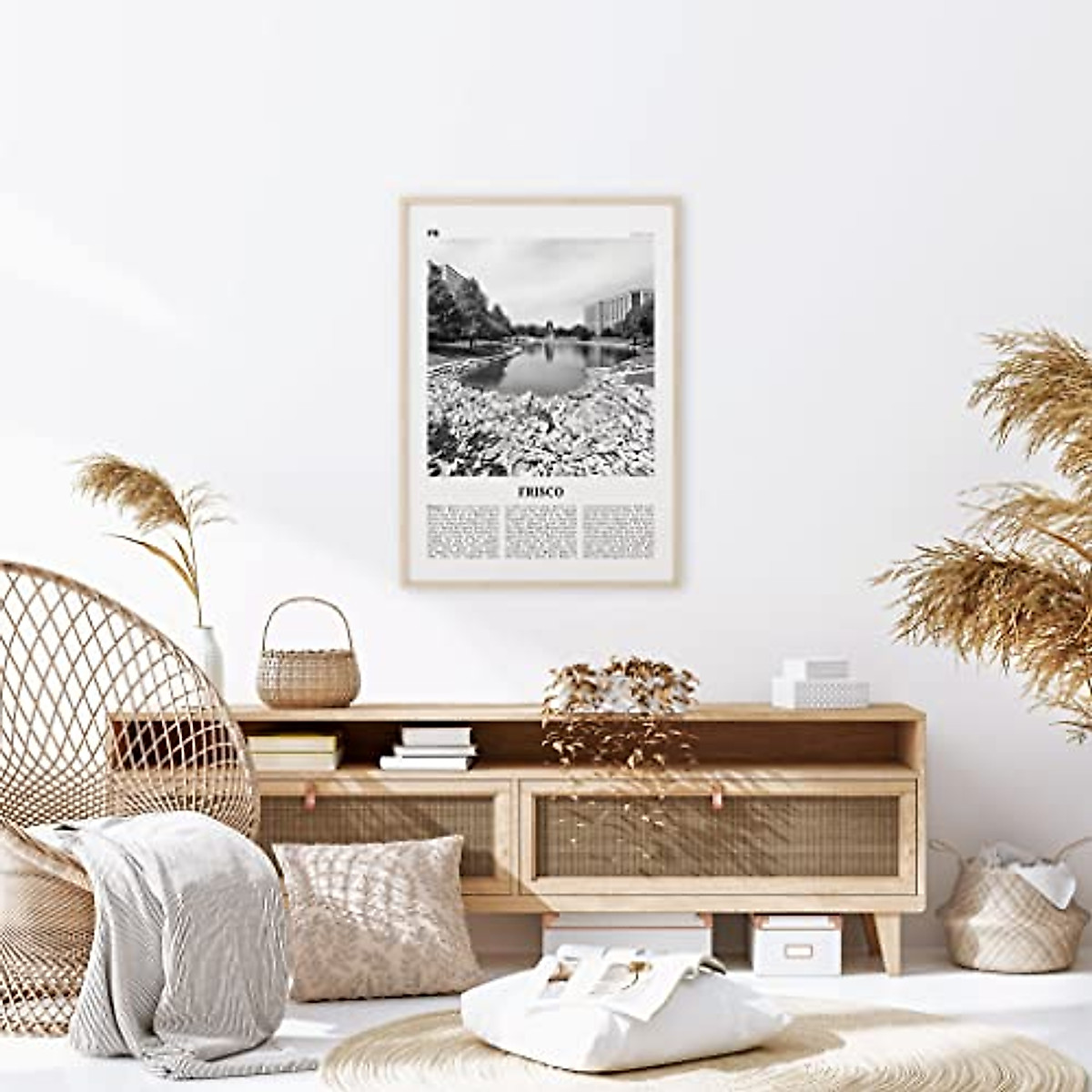 Frisco Print Black and White, Frisco Wall Art, Frisco Poster, Frisco Photo, Frisco Wall Décor, Texas, USA, United States