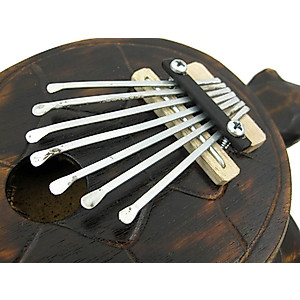 Turtle Kalimba Finger Thumb Piano Mbira Karimba 7 Keys Wood Percussion Instrument - JIVE® BRAND