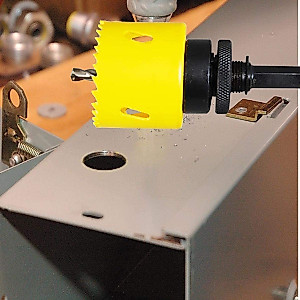 Bi-Metal Hole Saw 1-3/16 in.(30mm) Hole Saw Cutter with Arbor and Pilot Center Drill Bit