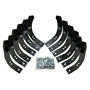 Set of 12 Replacement Roto Tiller Tines 1901118A 1901118 742-0105 742-0106