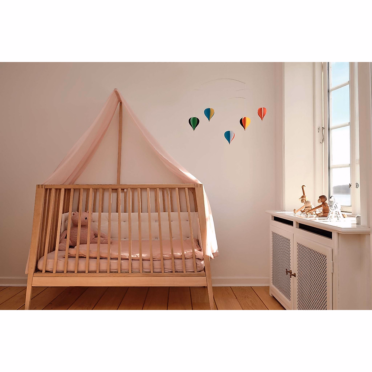 Flensted Mobiles 5 Balloon Hanging Nursery Mobile - 26 Inches - High Quality Cardboard