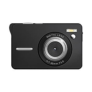 4K Digital Camera, 20X Digital Zoom 2.7-Inch Digital Stabilizer Camera Built-in Flash and Facial Recognition