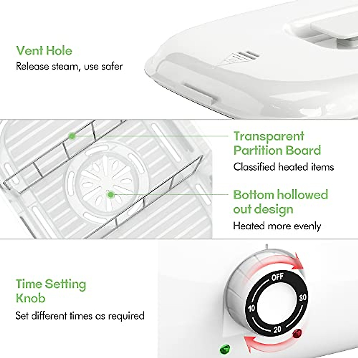 RyJaune 5L Capacity Hot Towel Steamer with Time Setting, White Towel Warmer Holds 15 Towels, Quick Heating Steam Towel Warmer for Home, Salon and Spa…