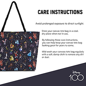 Disney Mickey and Stitch Tote bag - Girls, Boys, Teens, Adults - Mickey Minnie Mouse, Stitch, Classic Canvas Tote Travel Bag