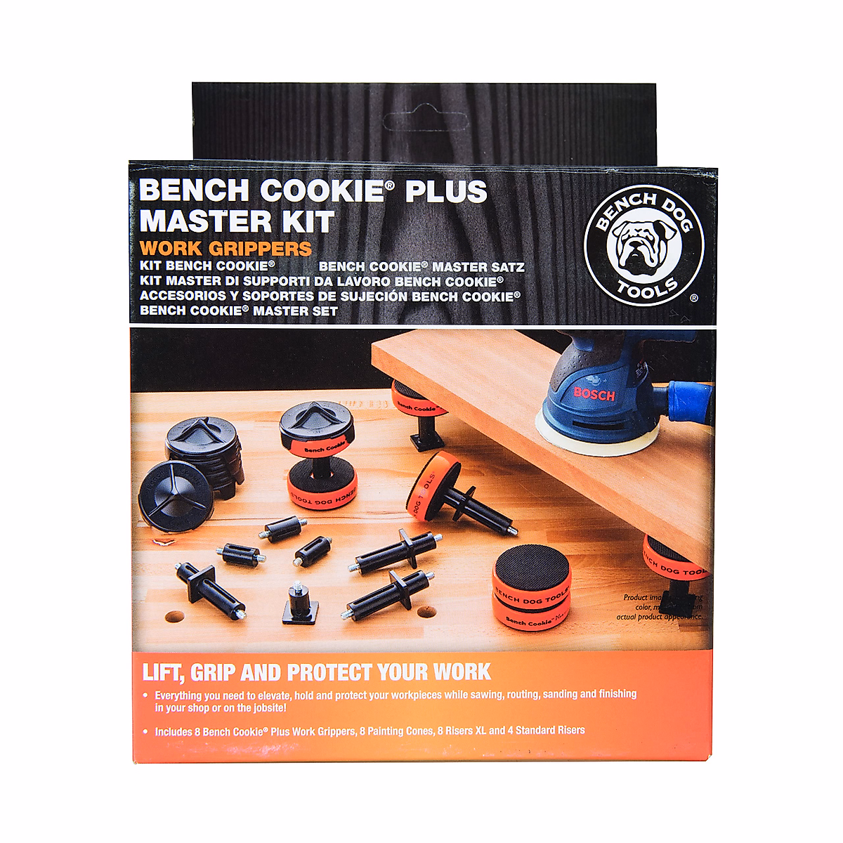 Bench Dog 518609 Bench Cookie® Plus Master Kit 28pce 28pce, Black
