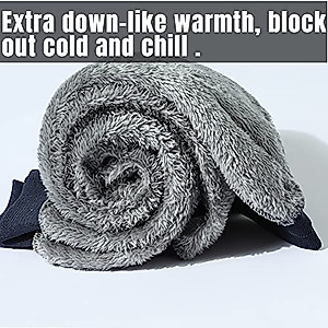 GXAMOY Men's Winter Fleece Pants Sherpa Lined Sweatpants Active Warm Thick Jogger Pants Khaki(906) L