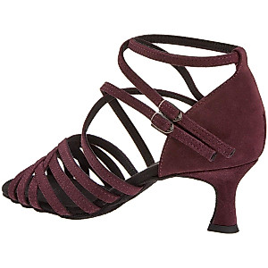 Diamant Ladies Dance Shoes 108-077-132 - Size: UK 5 Bordeaux