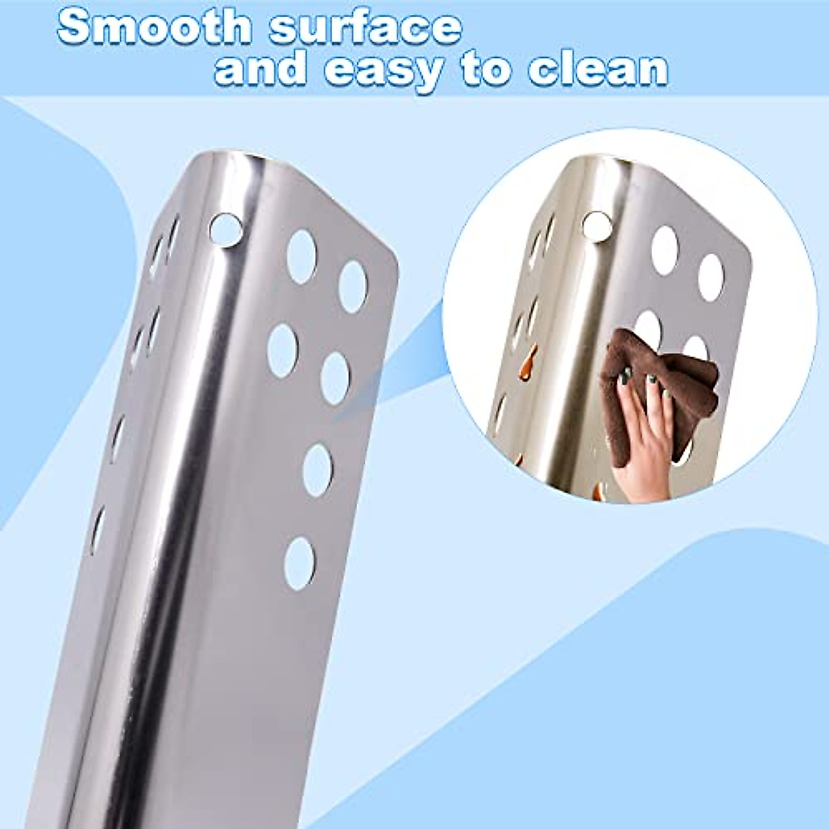 Adviace Grill Parts Kit for Charbroil 463240115 463235815 469235815 466235816 6 Burner Replacement Parts